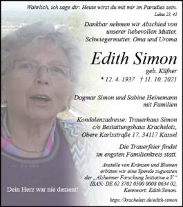 Edith Simon - Kracheletz