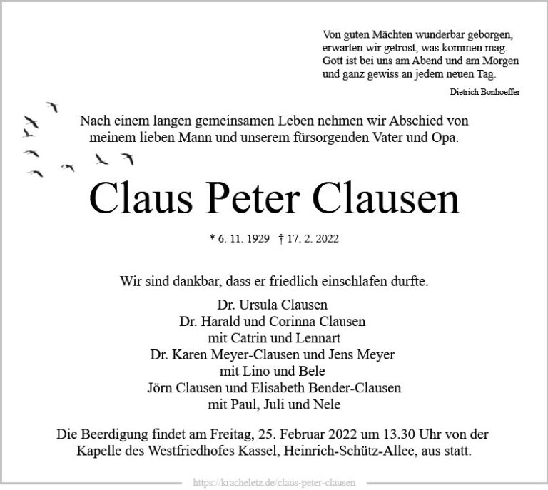 Claus Peter Clausen - Kracheletz