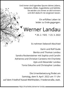Werner Landau - Kracheletz