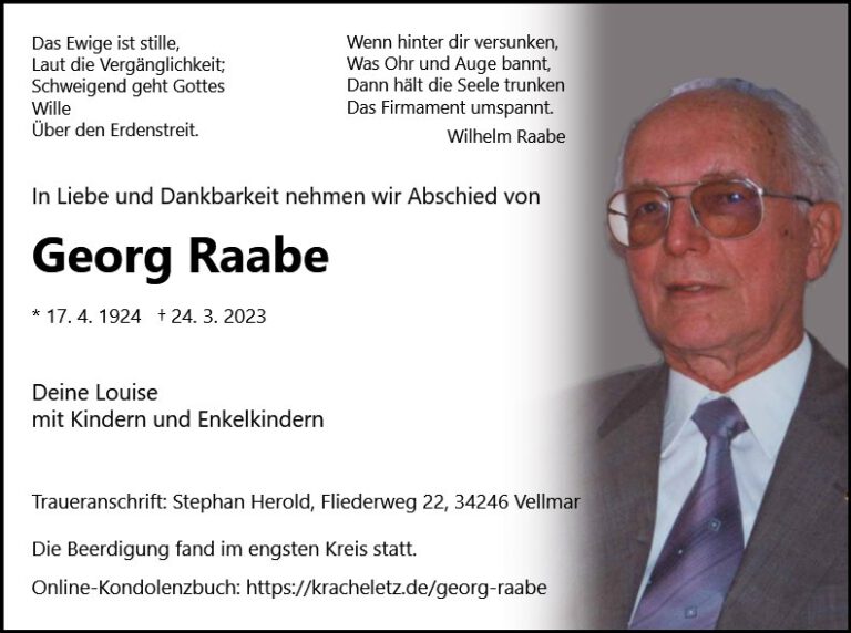 Georg Raabe - Kracheletz