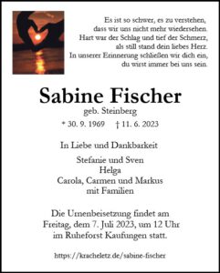 Sabine Fischer - Kracheletz