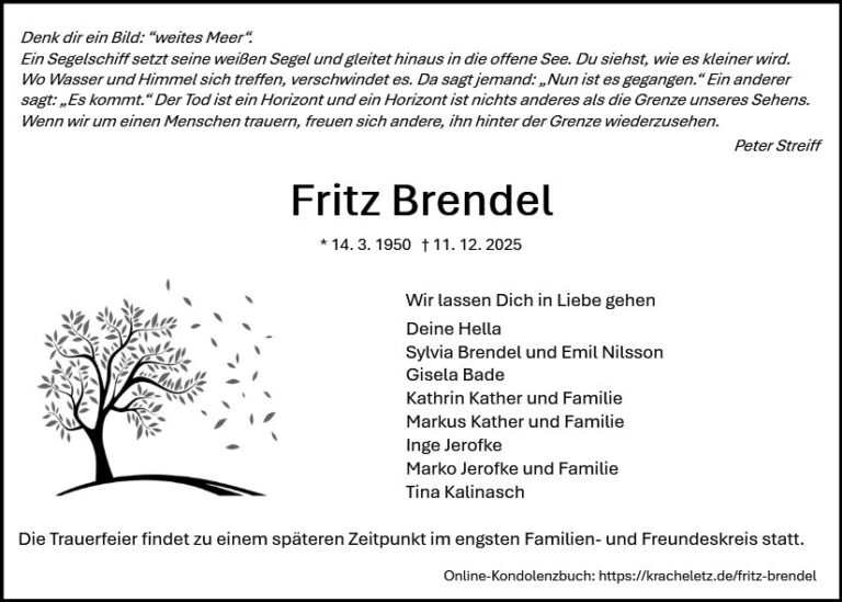 Fritz Brendel - Kracheletz